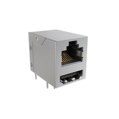 China RJE36188210H Connectors Modular Jack 8POS RJE36 Series Combinational Connectors for sale