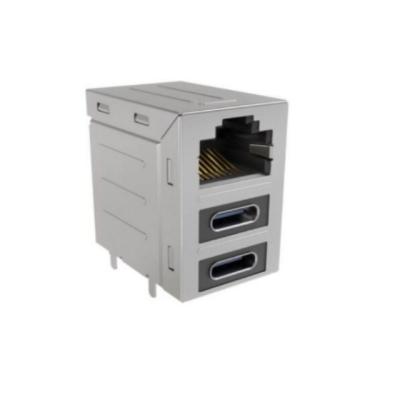 China RJE36188340CH Connectors RJE36 Series Combinational Connectors 8POS Modular Jack for sale