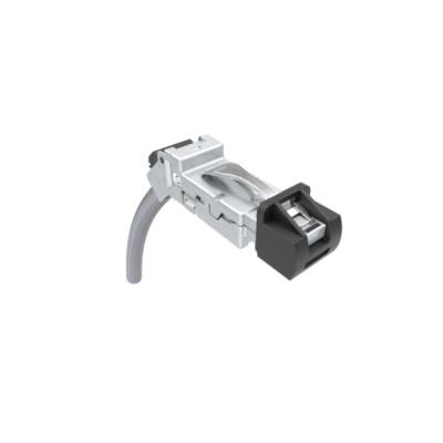 China DRPC11A001010 Connectors Modular Ethernet Plug 45 Deg Industrial RJ45 Cable Assembly for sale