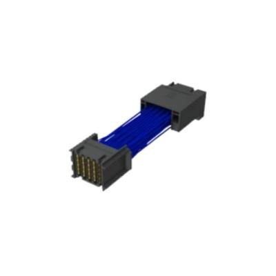 China EBCF-4-4-10-V-1-12-V-1 Connectors 4.2A ExaMAX High-Speed Rectangular Cable Assemblies for sale