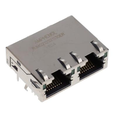 China RJMG212S22135ER Connectors Modular Jack Ethernet Connectors With Integrated Magnetics for sale