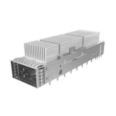 China UE62-B162G-021E1 Connectors 1x1 QSFP Cage Connectors With 10.8mm High Heat Sink for sale