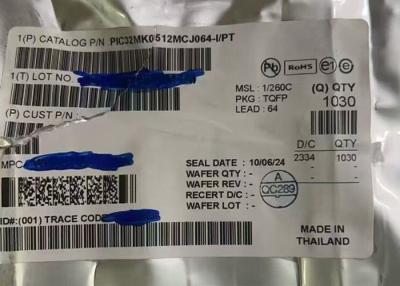 PIC32MK0512MCJ064-I/PT 마이크로 컨트롤러 MCU 120MHz 고성능 32비트 MCU TQFP-64