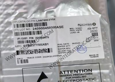 China Ethernet IC LAN7800-I/Y9X Super Speed Ethernet Controller 60mA USB Interface IC for sale