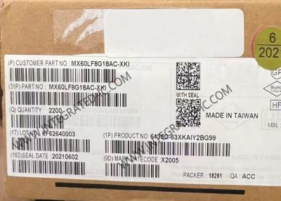 Китай MX60LF8G18AC-XKI Память IC Чип 3V 8G-битная NAND Флэш-память IC VFBGA-63 пакет продается