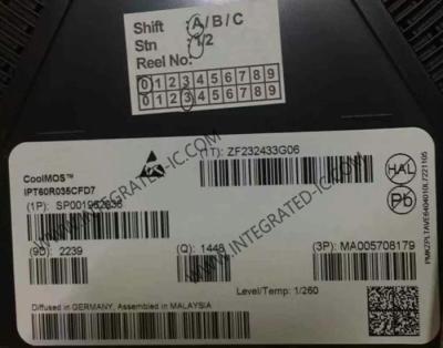 China Chip voor geïntegreerde schakelingen IPT60R035CFD7 109nC 351W Vermogen MOSFET Transistor HSOF8 Te koop