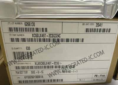 필드 프로그래밍 게이트 배열 XC6SLX45T-2CSG324C 2088 Kbit EBR 스파르탄-6 LXT 임베디드 필드 프로그래밍 게이트 배열