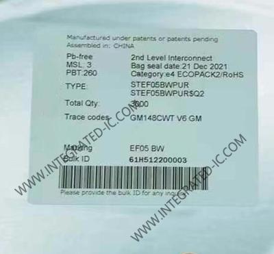 China STEF05BWPUR Integrated Circuit Chip Integrated Electronic Fuse For 5V Line DFN-10 Package for sale