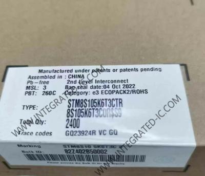 China STM8S105K6T3CTR MicroController MCU 16MHz Mainstream Access Line 8-Bit MCU Te koop