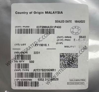 China A2T27S020GNR1 Integrated Circuit Chip N-Channel Enhancement Mode RF Power LDMOS-transistors Te koop