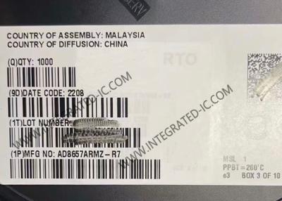 China AD8657ARMZ Integrated Circuit Chip 18V Operational Amplifier MSOP-8 Precision Amplifiers for sale