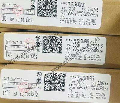 China TPS22968DPUR Integrated Circuit Chip Dual Channel Load Switch WSON-14 Power Switches for sale