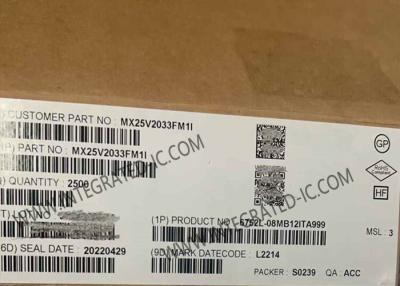 China MX25V2033FM1I Puce à mémoire IC 2 Mbits CMOS MXSMIO® Serial NOR Mémoire flash IC SOP-8 for sale