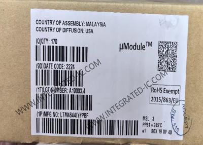 China LTM4644IY Integrated Circuit Chip 4A Configurable Quad DC/DC μModule Regulator Te koop