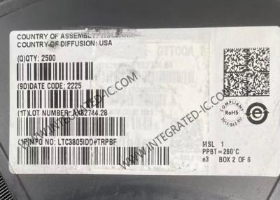 China LTC3805IDD Integrated Circuit Chip Verstelbare frequentie Strommodus Flyback DC/DC Controller Te koop