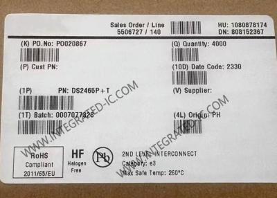 China DS2465P Chipe de circuito integrado DeepCover Secure Authenticator TSOC-6 Controlador 1-Wire à venda