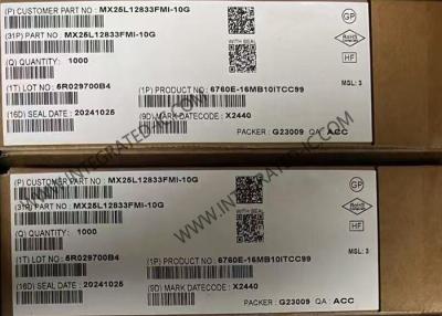 China MX25L12833FMI-10G Memory IC Chip 128Mbit Serial NOR Flash Memory SOP16 CMOS MXSMIO Memory for sale