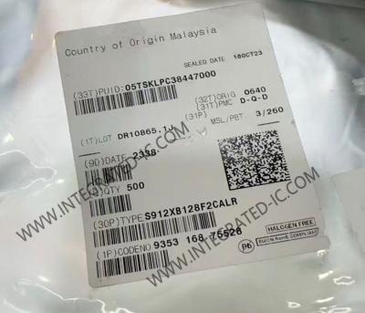 China S912XB128F2CALR Microcontrolador MCU 40MHz S12XB Microcontroladores de 16 bits MCU à venda