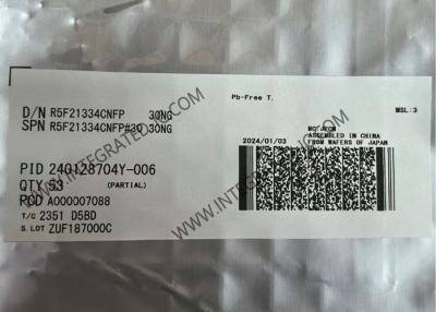 China R5F21334CNFP Microcontrolador MCU 20MHz Microcontroladores de 16 bits com núcleo de CPU R8C à venda