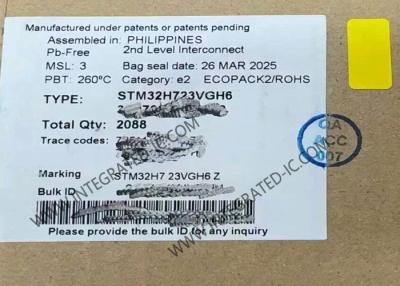 China STM32H723VGH6 Microcontrolador MCU 32bit MCU 550MHz ARM Cortex M7 Microcontrolador IC à venda