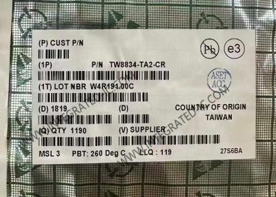 China TW8834-TA2-CR Geïntegreerde schakeling chip LCD videoprocessor TQFP100 Display processors Te koop