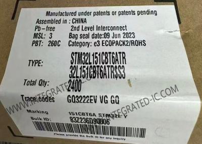 China STM32L151CBT6ATR Microcontroller MCU Ultra-Low Power 32-bit ARM Cortex-M3 MCU Te koop