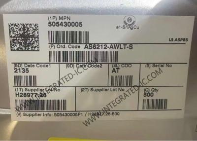 China AS6212-AWLT-S Sensor IC Hoge Nauwkeurigheid Digitale Temperatuursensoren WLCSP6 Te koop