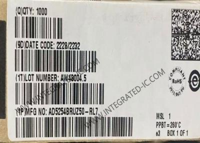 China AD5254BRUZ50 Integrated Circuit Chip Quad 256-Position I2C Nonvolatile Memory Digital Potentiometer for sale