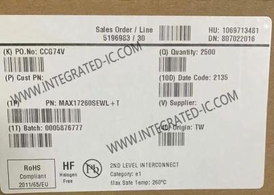 China MAX17260SEWL Integrated Circuit Chip Battery Management System IC Lithium Ion 9-WLP factory