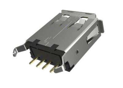 China 10150486-101CLF Connectors USB 2.0 Type A Receptacle 4POS USB Type C Connector for sale
