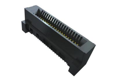 China HSEC8-110-01-S-DV-A-PE-TR Connectors 0.80mm HSEC8-DV Edge Card Connectors 20POS for sale