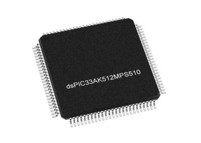 China DSPIC33AK512MPS510-I/PT Microcontroller MCU 32Bit Digital Signal Controllers TQFP100 for sale