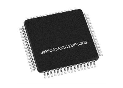 China DSPIC33AK512MPS206-I/PT Microcontroller MCU 200MHz 32Bit Single Core DSC TQFP64 for sale