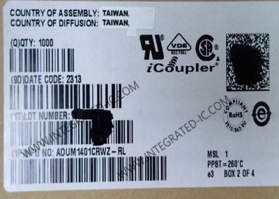 China ADUM1401CRWZ Integrated Circuit Chip 2500Vrms Quad Channel Digital Isolator SOIC16 for sale