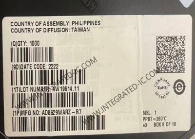 China AD8629WARZ Integrated Circuit Chip Bias Current Op Amps SOIC8 Operational Amplifier for sale