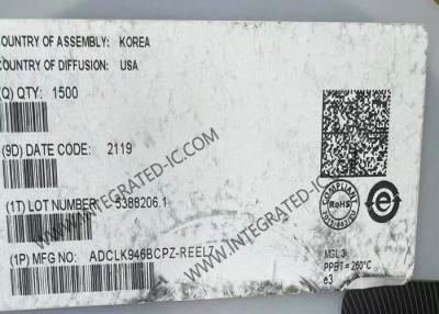 China ADCLK946BCPZ Integrated Circuit Chip Six LVPECL Outputs SiGe Clock Fanout Buffer for sale