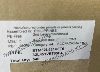 China Microcontroller MCU STM32L451VET6 Ultra-Low-Power Arm Cortex-M4 Microcontrollers for sale