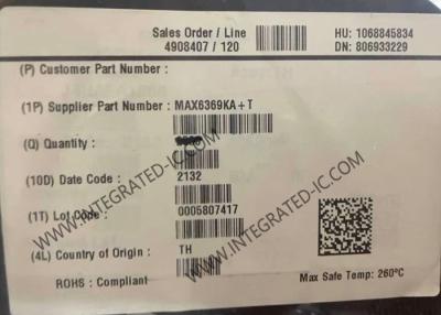 China MAX6369KA Integrated Circuit Chip Supervisory Circuits Pin-Selectable Watchdog Timers for sale