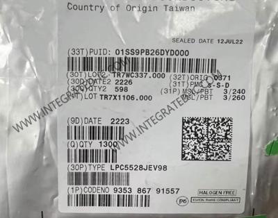 China LPC5528JEV98 Microcontroller MCU Mainstream ARM Cortex-M33 Microcontroller for sale