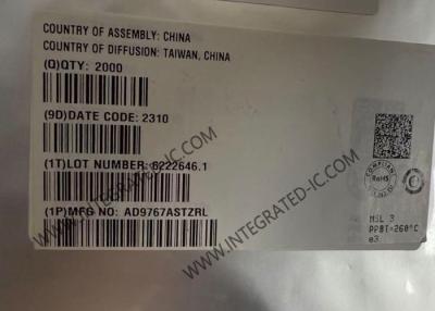 China AD9767ASTZRL Integrierter Schaltkreislauf-Chip 14-Bit 125MSPS Dual-Channel-Digital-Analog-Wandler zu verkaufen