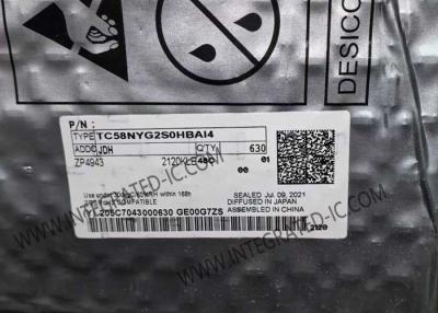 China TC58NYG2S0HBAI4 Memory IC Chip 4Gbit NAND Flash Memory IC TFBGA63 for sale