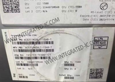中国 1Channelホール効果素子ACS711KEXLT-15AB-T現在のセンサー12-QFNの集積回路の破片 販売のため