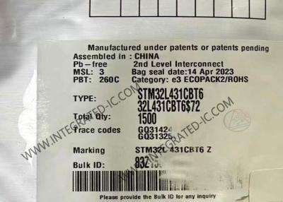 China STM32L431CBT6 Mikrocontroller MCU Ultra-Low-Power ARM Cortex-M4 32-Bit 80MHz MCU zu verkaufen