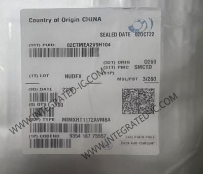 China Microcontrolador MCU MIMXRT1172AVM8A Microcontrolador ARM Cortex-M7 de 32 bits de núcleo único de 800 MHz à venda