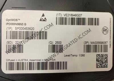 China Chip de circuito integrado IPD088N06N3G N-Channel 60V 50A Transistores MOSFET únicos TO-252-3 à venda