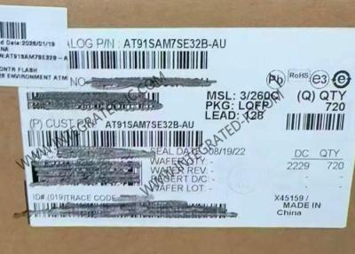 China AT91SAM7SE32B-AU Microcontrolador MCU 55MHz ARM7 SAM7SE Microcontrolador IC LQFP128 en venta