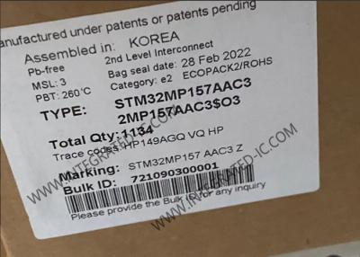 STM32MP157AAC3 ARM Dual Core 32-Bit 209MHz Microprocessori Embedded 361-TFBGA
