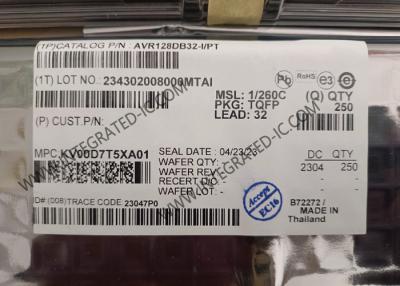中国 AVR128DB32-I/PT マイクロコントローラ MCU 8ビット 24MHz 128KB フラッシュ AVR DB マイクロコントローラ IC 販売のため