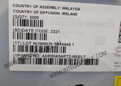 중국 ADR5043ARTZ 융합 회로 칩 3V 고 정밀 셔트 전압 참조 판매용