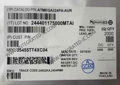 Китай ATMEGA324PA-AUR Микроконтроллер MCU 8-бит 20MHz 32KB Flash AVR Микроконтроллер 44-TQFP продается